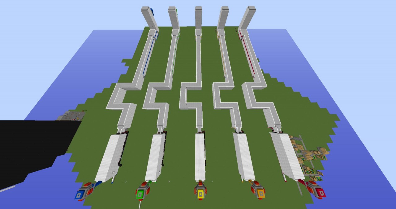 RenSquared's Rainbow Runner Minecraft Map