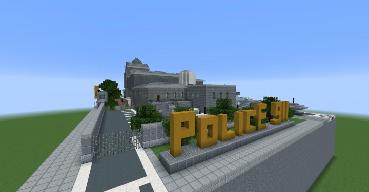 Resident Evil 2/3 Police Station Minecraft Map