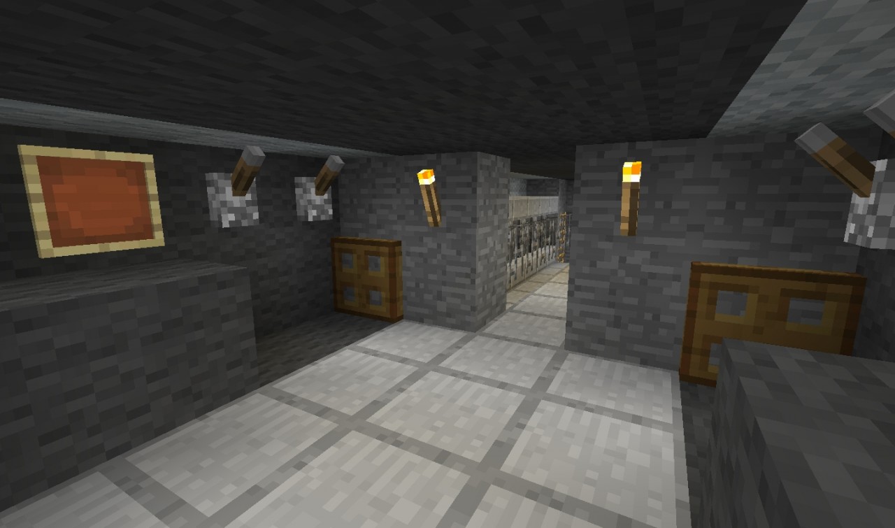 Tench Class Submarine with Full Interior Minecraft Map