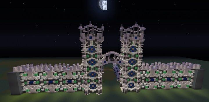 Heavenly wall/gateway Minecraft Map