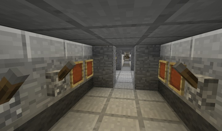 Tench Class Submarine with Full Interior Minecraft Map