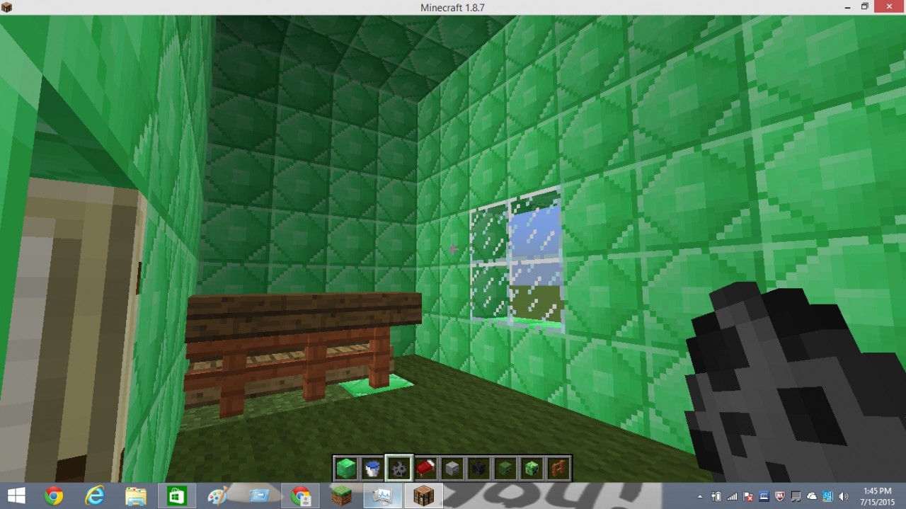 5 room emerald house. Minecraft Map