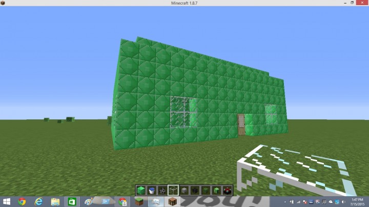 5 room emerald house. Minecraft Map