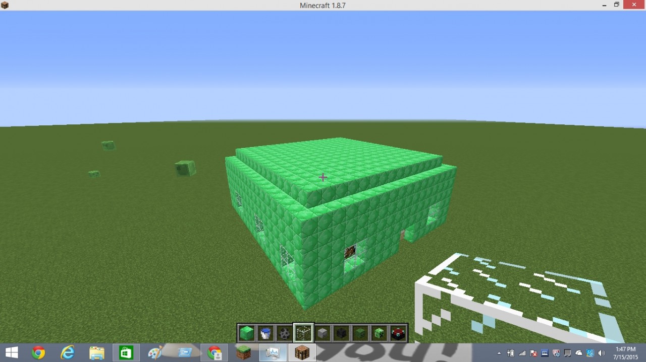 5 room emerald house. Minecraft Map