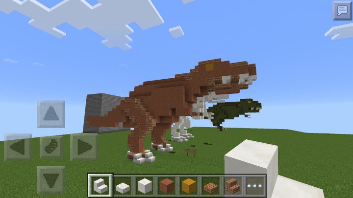 dinosaur skeletons in minecraft pocket edition Minecraft Map