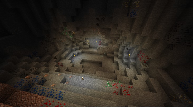 Crazy Mining Survival Minecraft Map