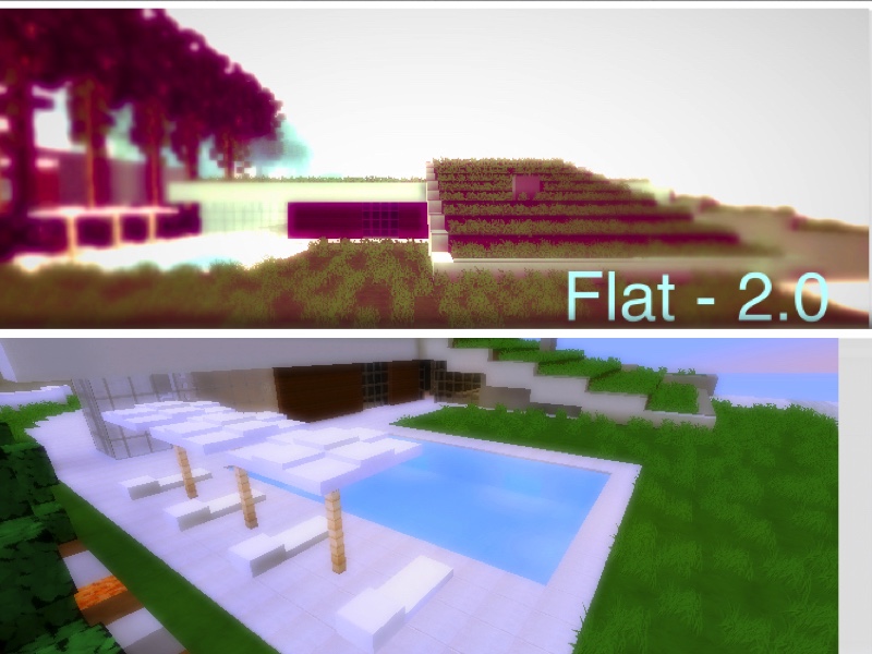 Modern house - Flat 2.0 Minecraft Map