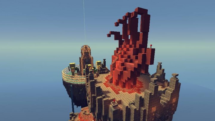 Let's Build Challenge: Two Towers Minecraft Map