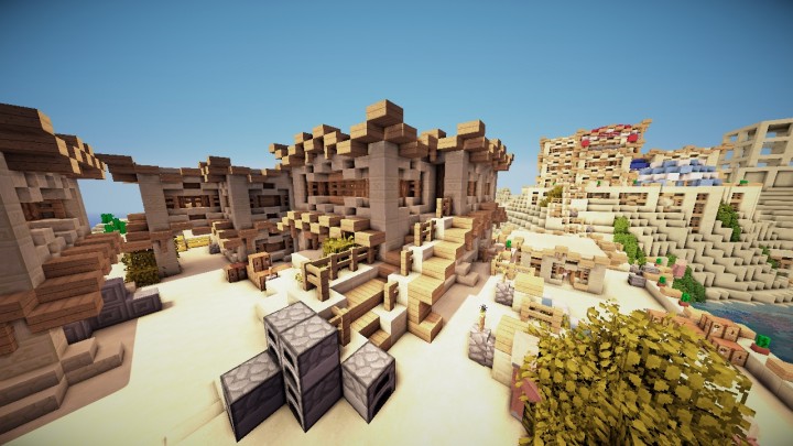 Sandjiu - The Sand City Minecraft Map