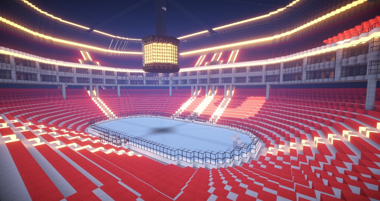 Ice Hockey Arena Minecraft Map