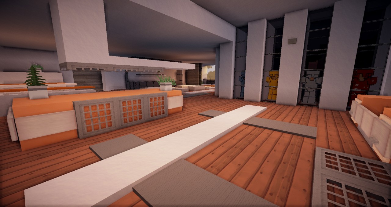 California Modern House Minecraft Map