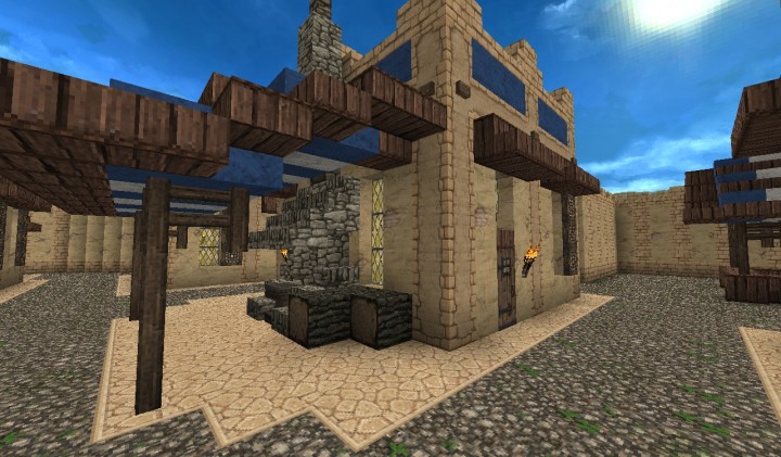 Desert Village Minecraft Map