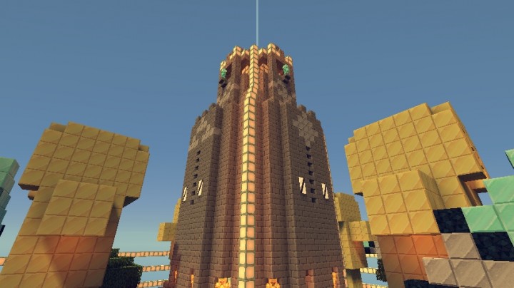 Let's Build Challenge: Two Towers Minecraft Map