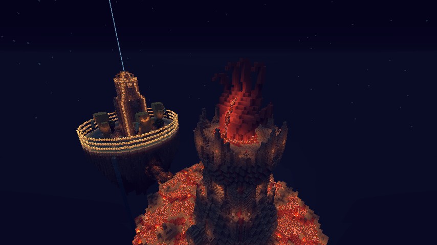 Let's Build Challenge: Two Towers Minecraft Map