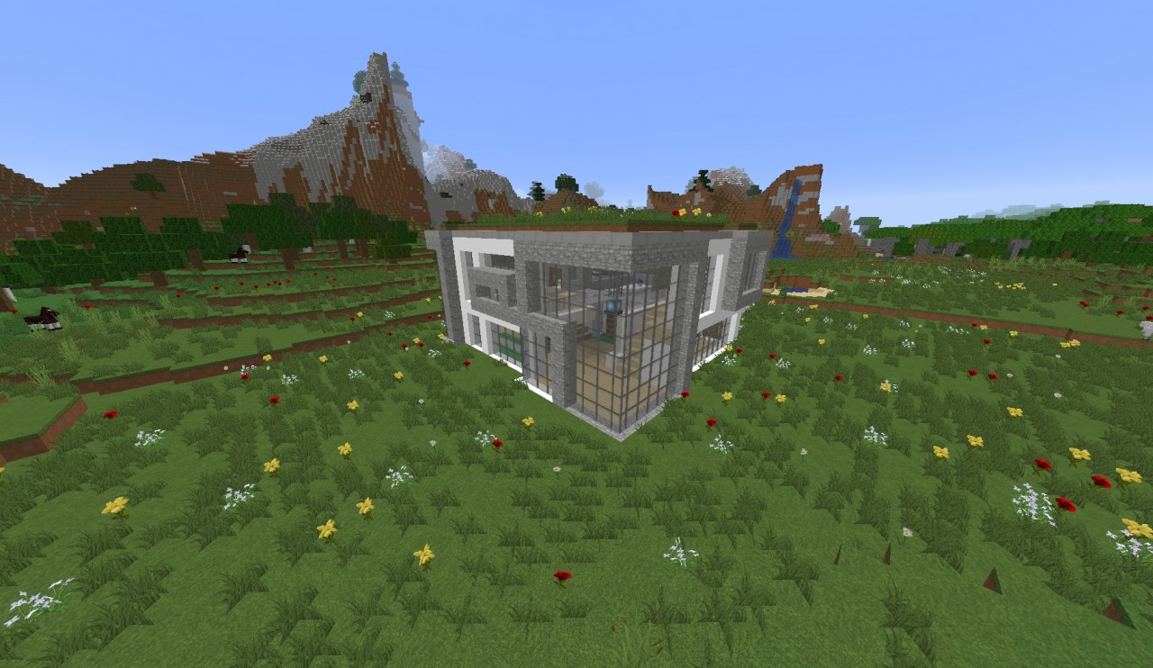 #4 house modern [subscribe: princeafka] Minecraft Map