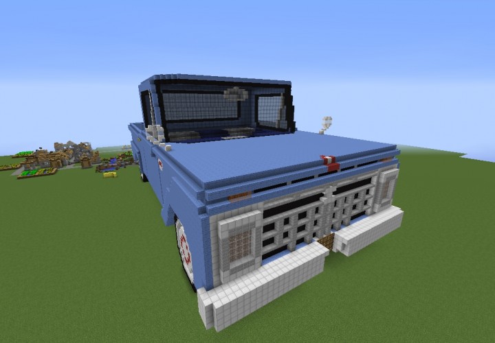 Ford F-100 1966 ( 100 % by hand ) Minecraft Map