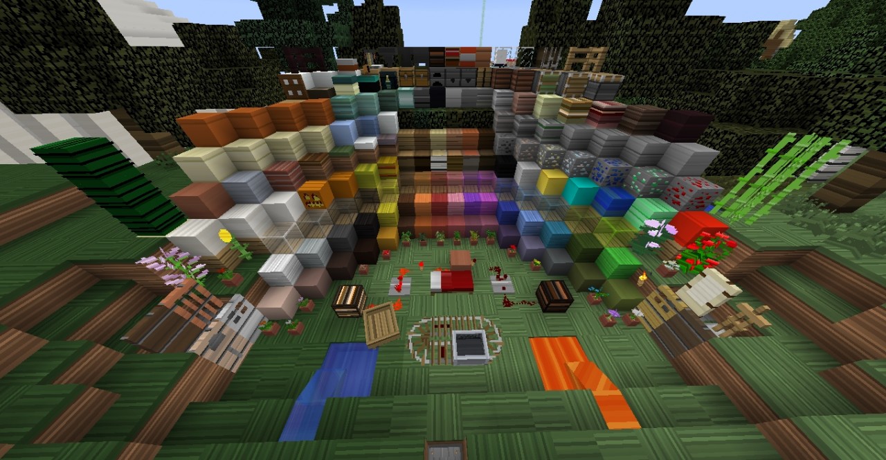 1.8+ Lines Basics Texture Pack Minecraft Texture Pack