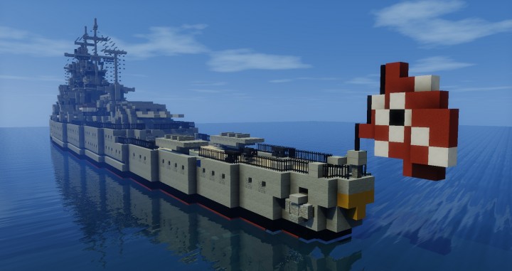German Pocket Battleship: Admiral Graf Spee Minecraft Map