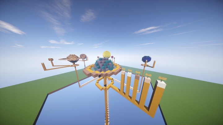 The Solar System (Now with moons and better planets) Minecraft Map