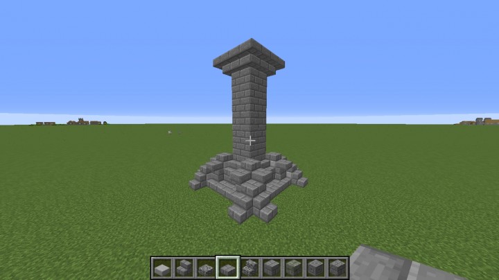 An elaborate Pillar Minecraft Map