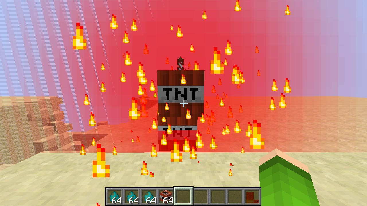 Madness in Only One Command Block Minecraft Map