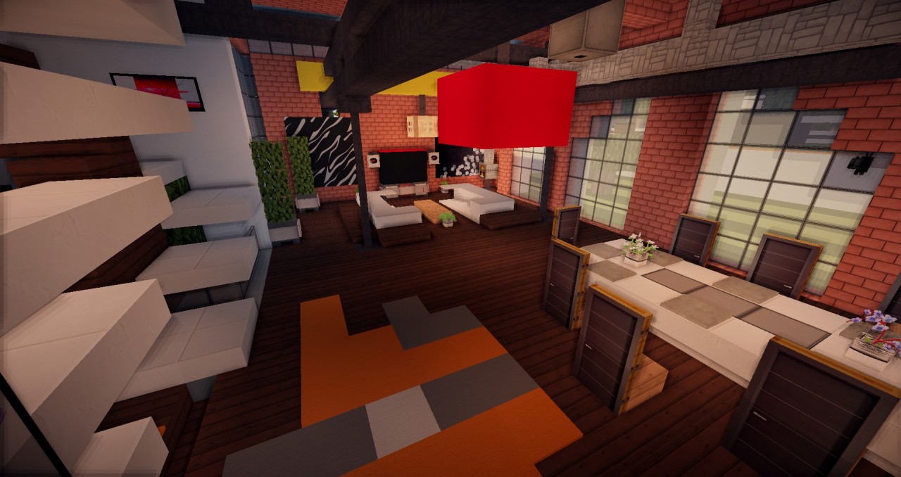 Industrial loft Minecraft Map