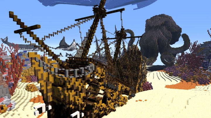 The Kraken's Lair Minecraft Map