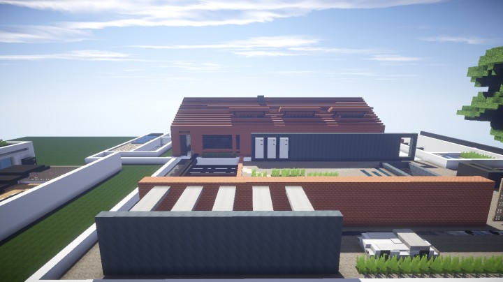 Modern Industrial House / Maison moderne industriel Minecraft Map