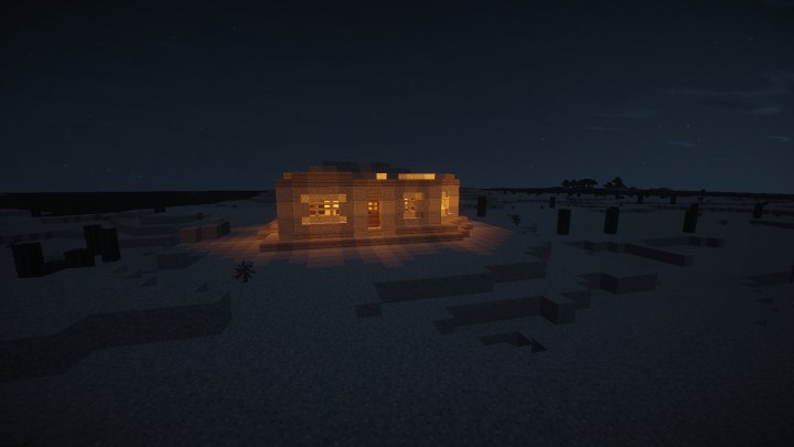 Simple Survival Desert House Minecraft Map