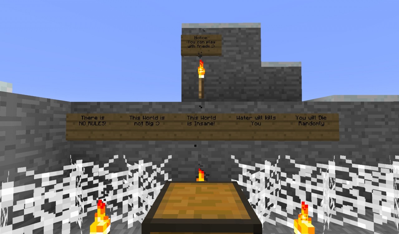 Insane World Minecraft Map