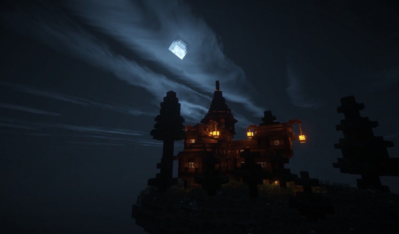 Flying Medieval Mansion CZ/SK Minecraft Map