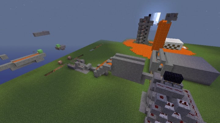 Run from the BEast: Piston Maddness Minecraft Map