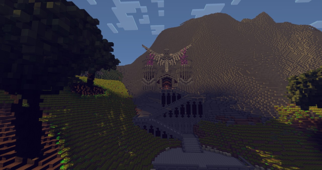 [Minecraft Timelapse] - Vulcano Fortress - [Cinematic] built by ...