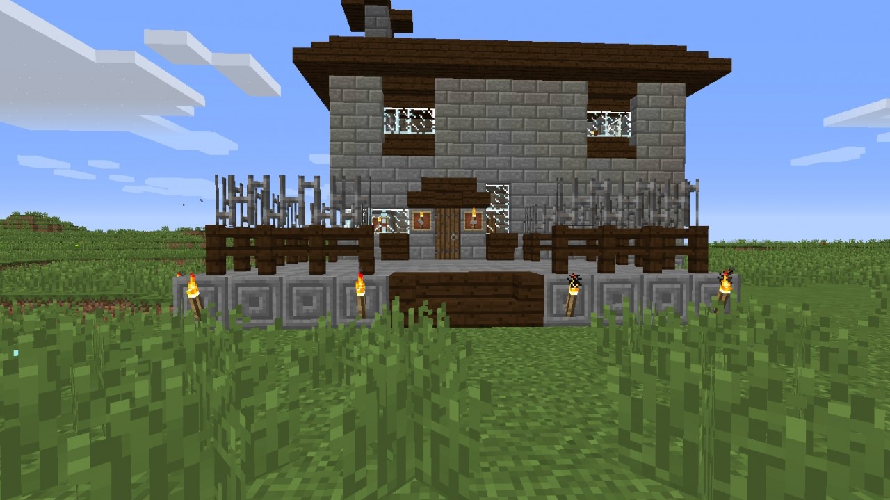 Stone House By: Brandn0nUnr03 Minecraft Map