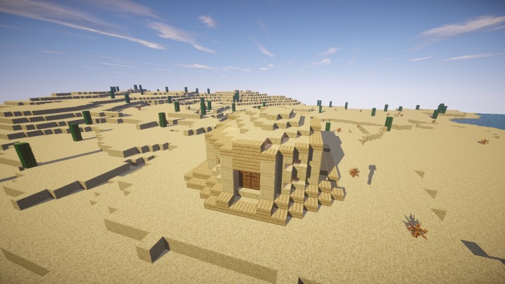 Simple Survival Desert House Minecraft Map