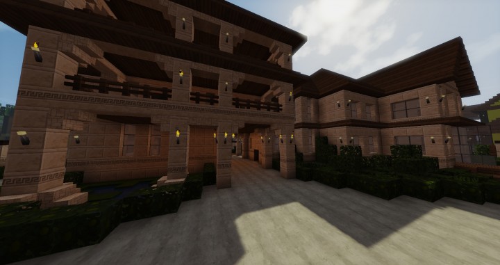 Sandstone Mansion Minecraft Map
