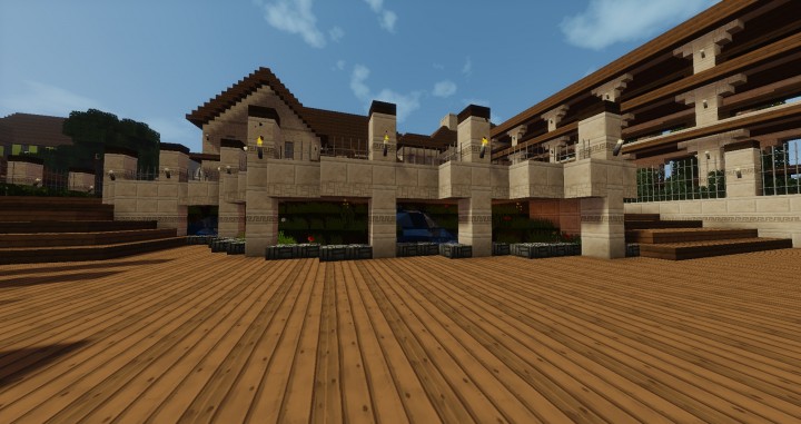 Sandstone Mansion Minecraft Map