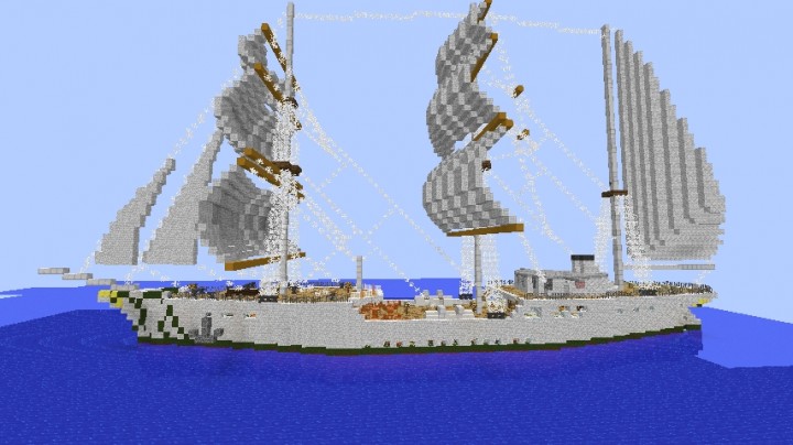 Sail Cruiser Green Albatros Minecraft Map