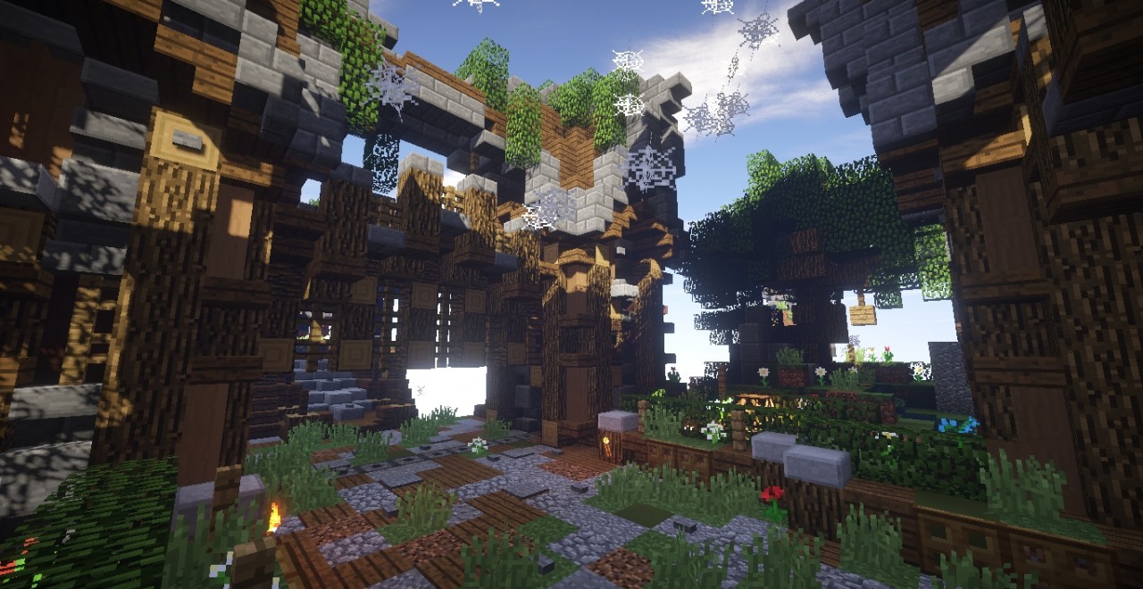 Medieval Skyblock Spawn Minecraft Map