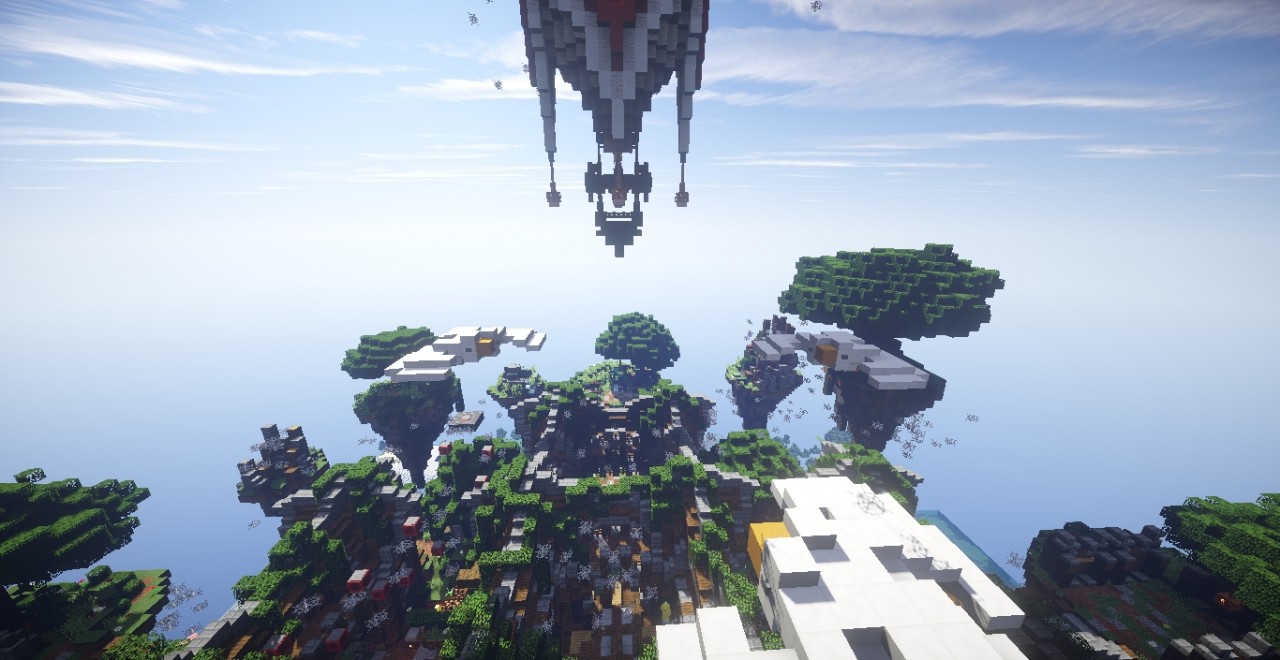 Medieval Skyblock Spawn Minecraft Map