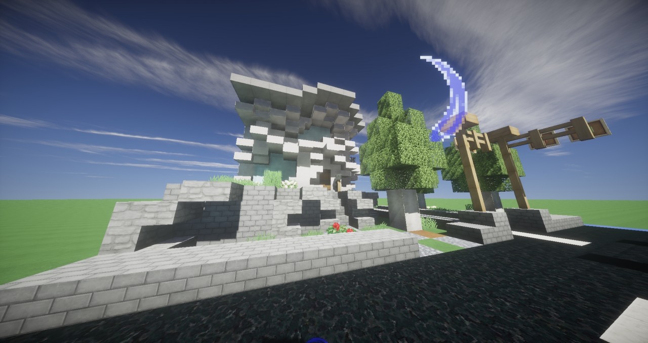 Small modern plot with house Minecraft Map