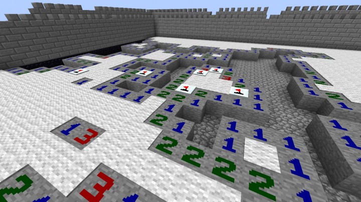 Ultimate minesweeper Minecraft Map