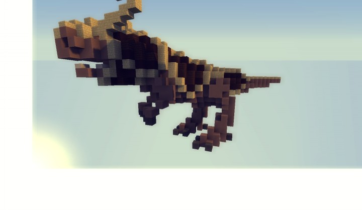 -= Lvl 15 =- Dino T-rex ( Remade ) Minecraft Map