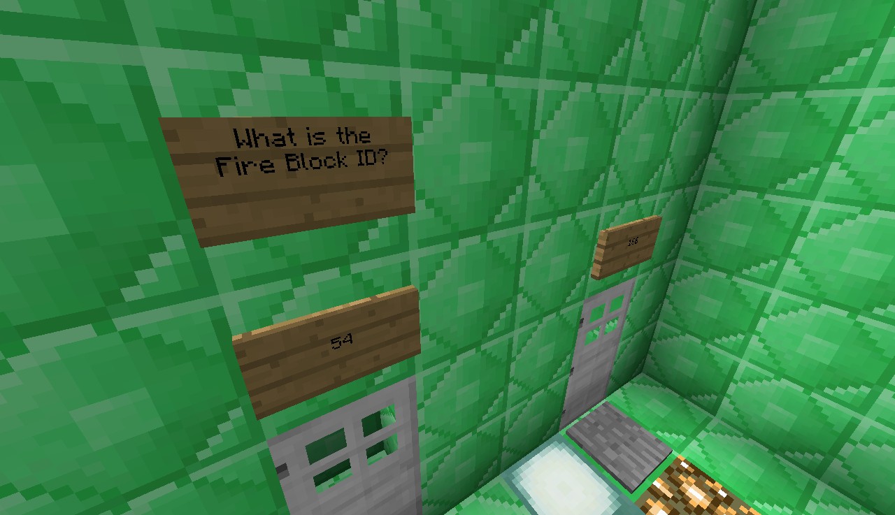 The Great Minecraft Quiz Minecraft Map