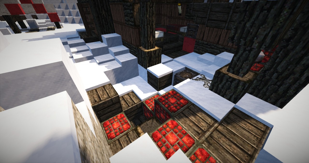 Crashed airship -- Rapier Minecraft Map