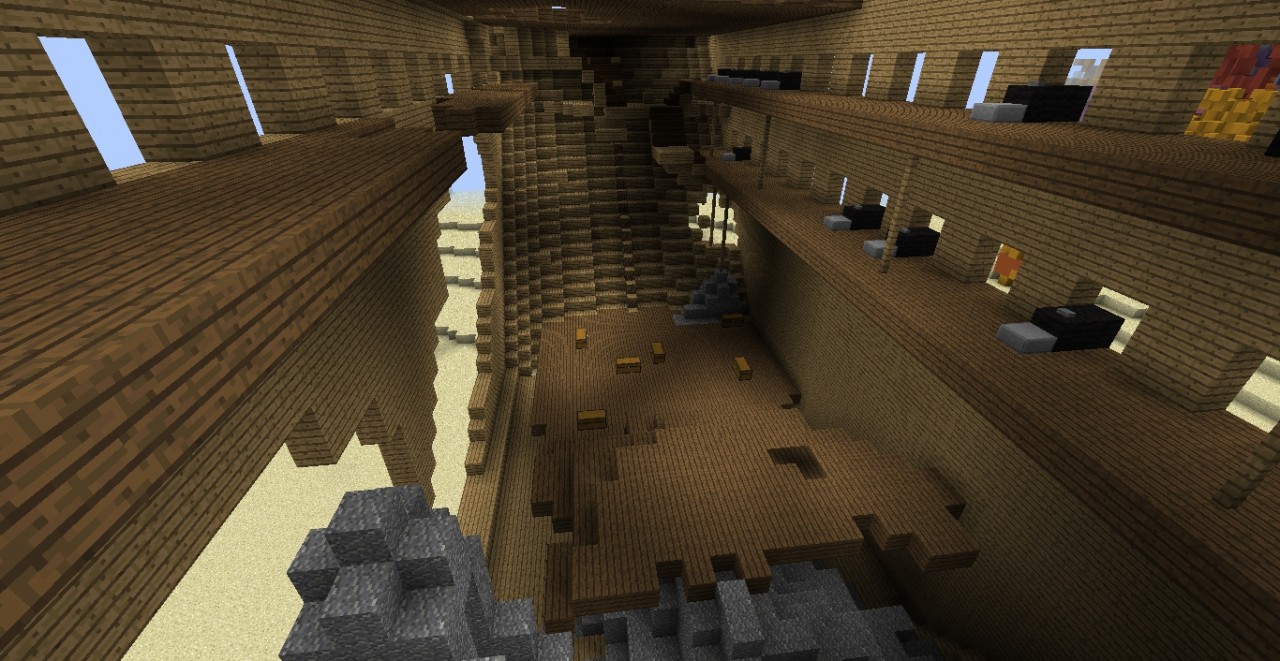 Underwater Old Pirate Ship - PMC Contest Minecraft Map