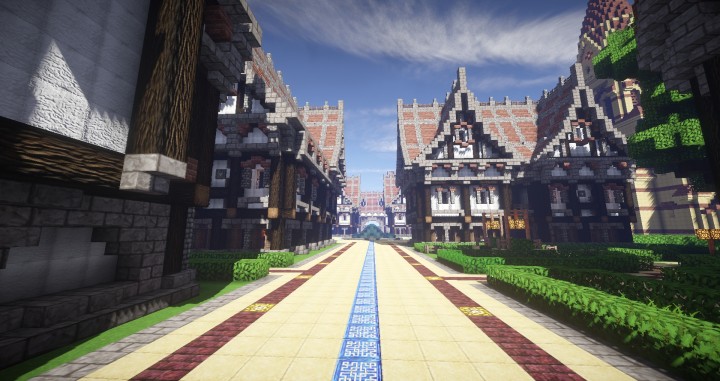 Medieval town Minecraft Map