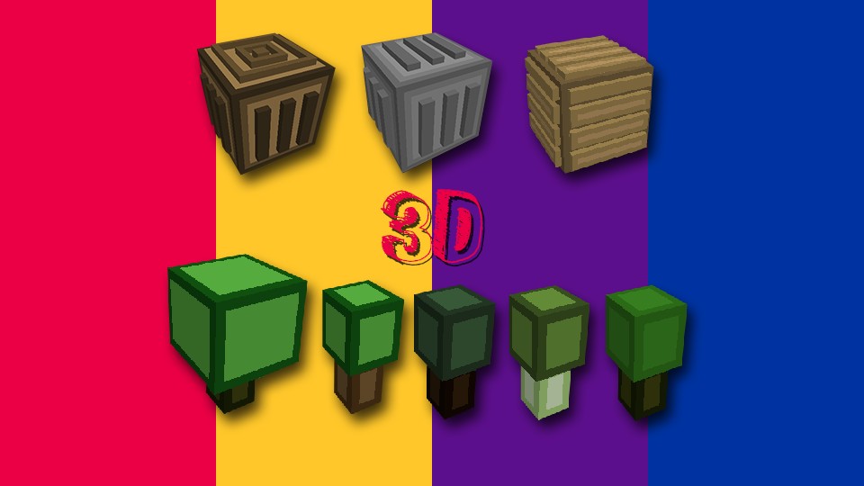 Kleneex 3D Minecraft Texture Pack