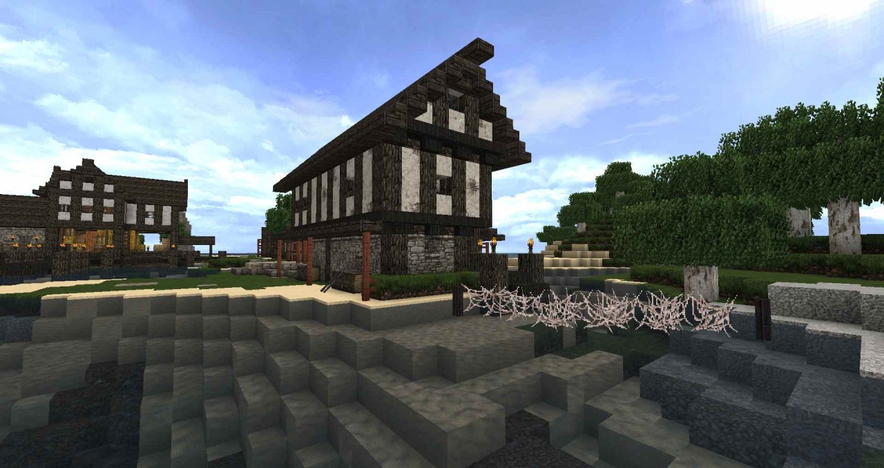 Medieval Fishing House Minecraft Map