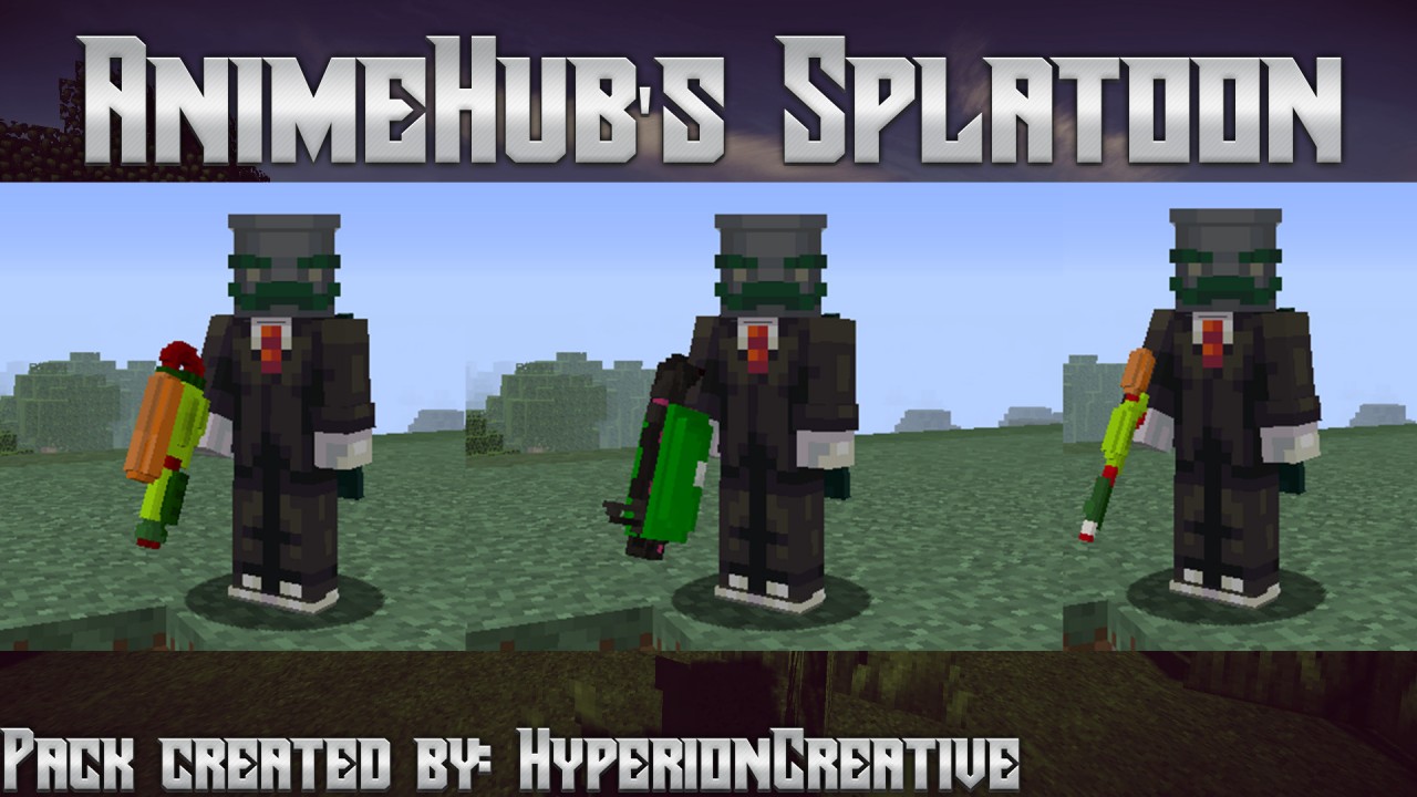 AnimeHubMC's Splatoon pack Minecraft Texture Pack